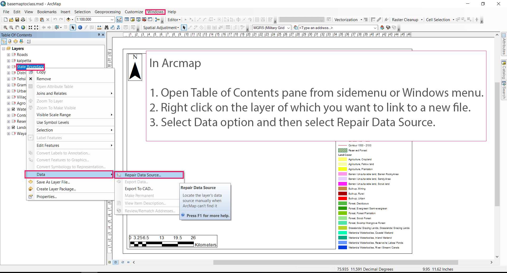 How To Repair Data Source Fix Data Error In Arcgis File Urban Talks