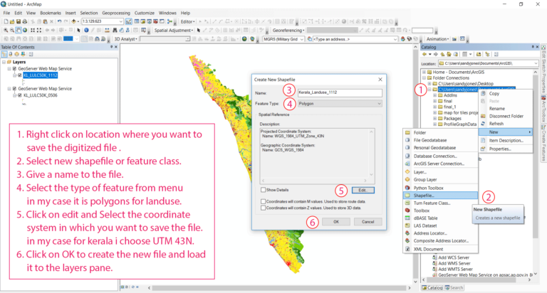 Digitization of data from a WMS link make shapefiles and Geotiff - Urban Talks