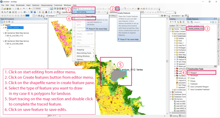 Digitization of data from a WMS link make shapefiles and Geotiff - Urban Talks